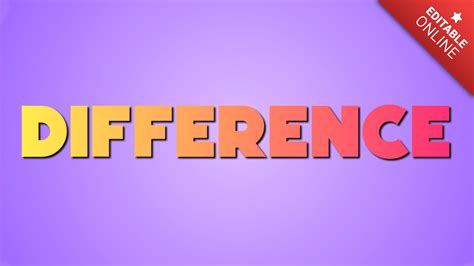 Difference Text Effect Generator TextStudio