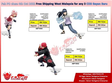 Po Original Bandai Banpresto One Piece Luffy Law Dxf Wfc Sanji Nami Brook Naruto Sakura Hinata