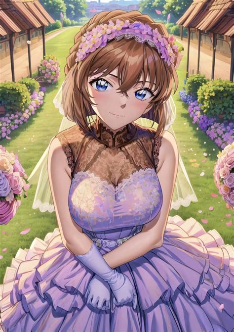 Yahooオークション 名探偵コナン 灰原哀 68 イラスト 特殊印刷 オ