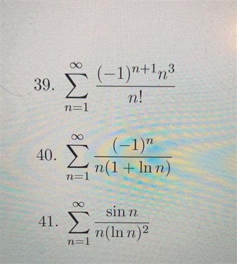 Solved Determine Either Absolute Convergence Conditional