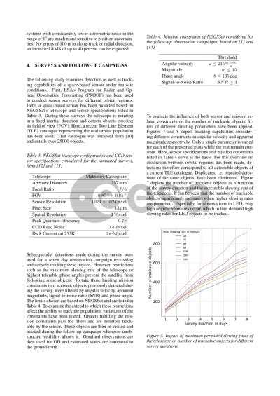 Achievable Orbit Estimation Accuracy Through Space Based Passive