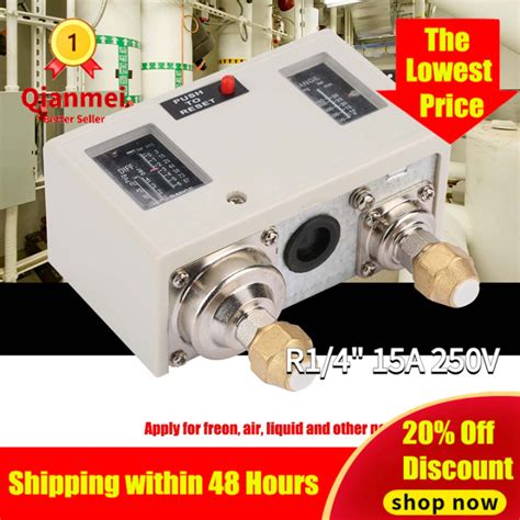 Qianmei Electronic R14 15a 250v Dual Pressure Control Switch Smart