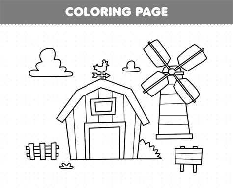 4 페이지 봄 농장 색칠 공부 이미지 Freepik에서 무료 다운로드