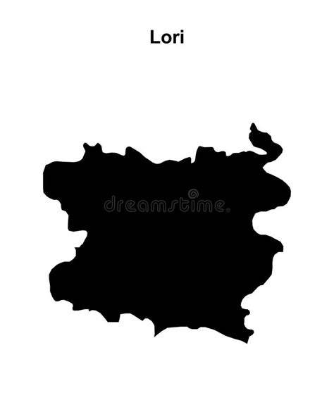 Lori Outline Map Stock Vector Illustration Of Isolated 360326630