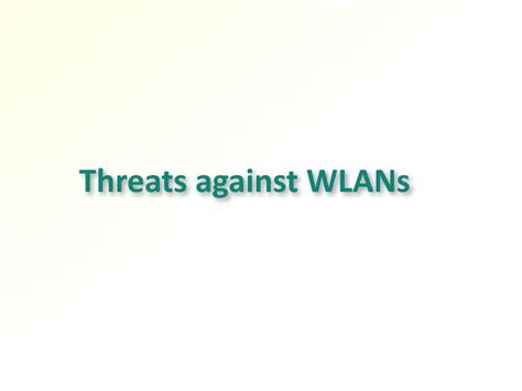 Ppt Network Security Wlan Security Powerpoint Presentation Free Download Id1692093