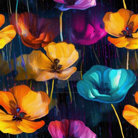 Seamless Floral Repeatable Pattern By Corvidartzz On Deviantart