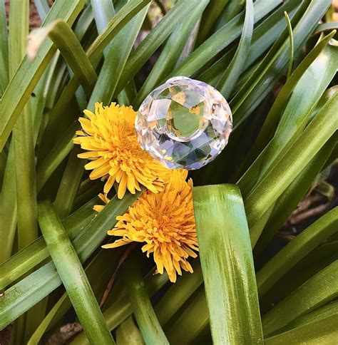 Винтидж дръжкa от стъкло тип диамант