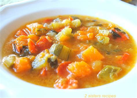 Butternut Squash Zucchini Soup 2 Sisters Recipes By Anna And Liz