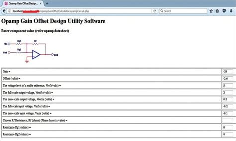 Operational Amplifier Gain DC Offset Program DIY Project