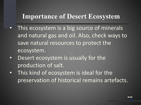 Desert Ecosystem Pptx