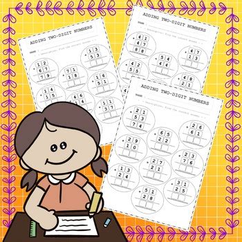 Free Number Add Two Digits To Get A Ten Digit Answer By FunSheet GO