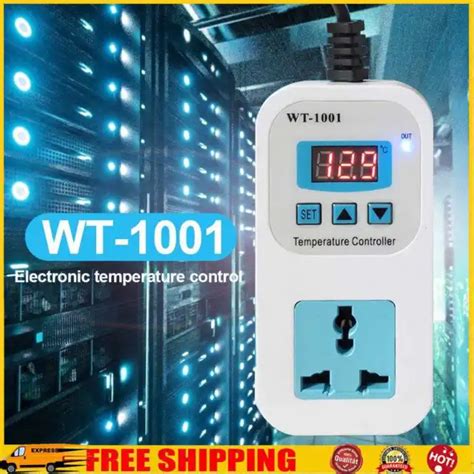 Digital Thermostat Regulator Temperature Controller Socket Outlet Us Plug £9 71 Picclick Uk