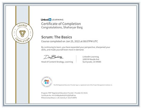 Shaharyar Baig On Linkedin Certificate Of Completion