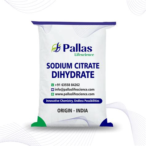 Sodium Citrate Dihydrate Pallas Life Science
