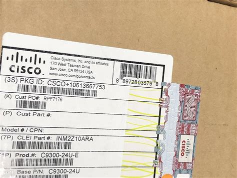 Cisco C9300 24u E Catalyst 9300 24 Port Upoe Ethernet Essentials Switch C9300 24u E And