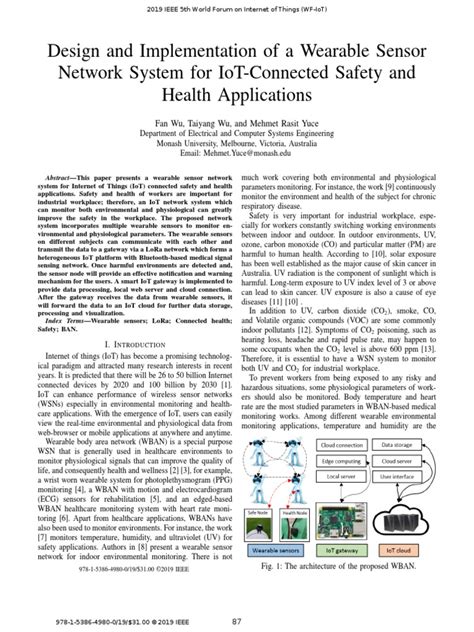 26 design and implementation of a wearable sensor download free pdf