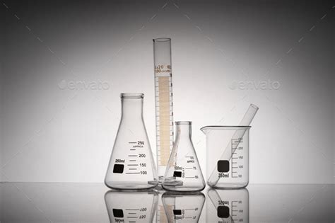 Closeup Shot Of Laboratory Flasks Beakers And Tubes Stock Photo By Wirestock