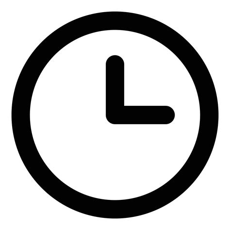 Clock Icon For Web Ui Design 20790854 Vector Art At Vecteezy