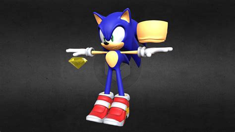 Sa2 Sonic 3d Model By Detexki99 Detexki Cbd0dde Sketchfab
