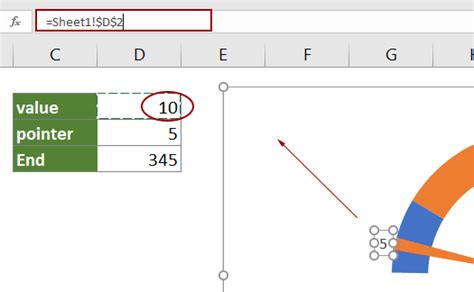 How To Create Speedometer Gauge Chart In Excel