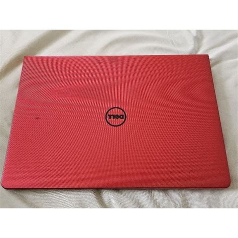 Jual Laptop Merk Dell Warna Merah Bekas Pemakaian Pribadi Shopee Indonesia