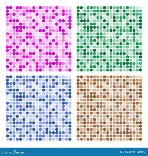 Abstract Circle Tile Pattern Stock Photo Image