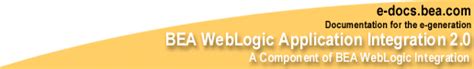 Introduction To Bea Weblogic Application Integration