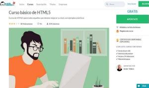 Curso básico de HTML online y gratuito