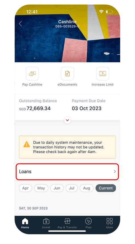 Check DBS Balance Transfer Or Personal Loan Details DBS Singapore