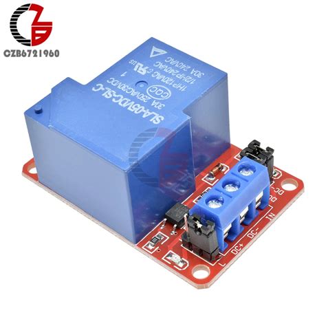 30A 5V 1 Csatornás Relé Modul Optocoupler Izolálással Magas Alacsony Szintű Trigger Relé Az