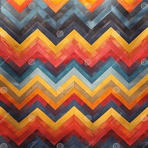 Modern Seamless Chevron Pattern High Resolution Vibrant Zigzag Design For Wallpapers Textiles