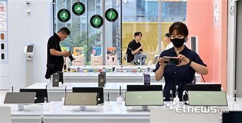 삼성 플레그십 스토어 삼성 강남 오픈 전자신문