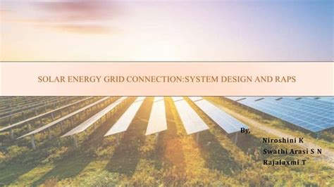 Grid Connected Pv Systems Ppt