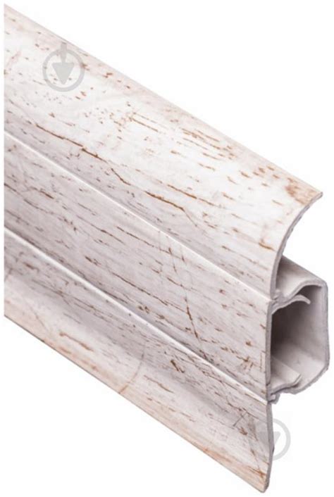 ᐉ Плинтус ПВХ TIS ясень белый 18х56х2000 мм • Купить в Киеве, Украине ...