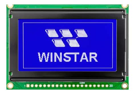 Display Lcd Grafico 12864 Azul 128x64 Arduino Winstar En Venta En