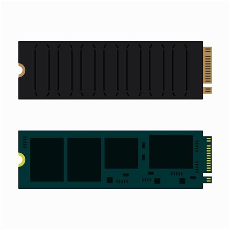 Premium Vector Solid State Drive M2 Format