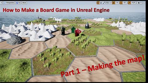 how to make a hextile board game in unreal engine part 1 making the