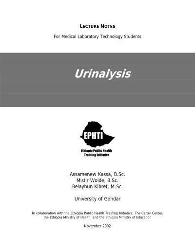Clinitest Tablet Test Principle Chemical Analysis Of Urine