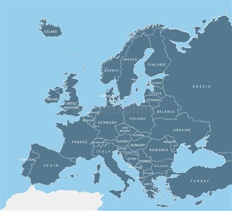 Πολιτικός χάρτης της Ελλάδας με τα ονόματα Διανυσματική απεικόνιση εικονογραφία από ελλάδα