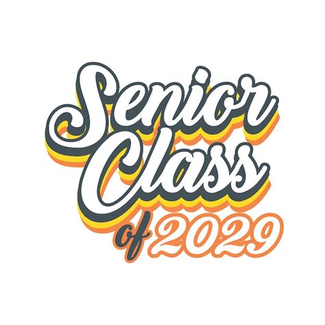 Premium Vector Class Of 2029 T Shirt Design Vector