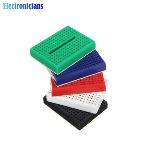 【happy One】5pcs Experiment Test Protoboard 170 Tie Points Mini