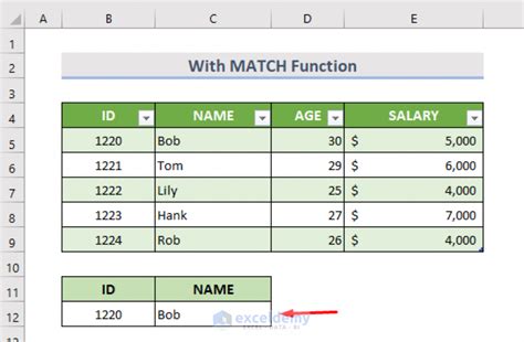 How To Use Dynamic Vlookup In Excel 3 Easy Ways