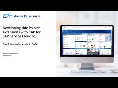 Video Series Part Connecting Service To C C SAP Community