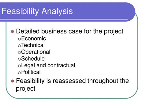 PPT Feasibility Analysis PowerPoint Presentation Free Download ID