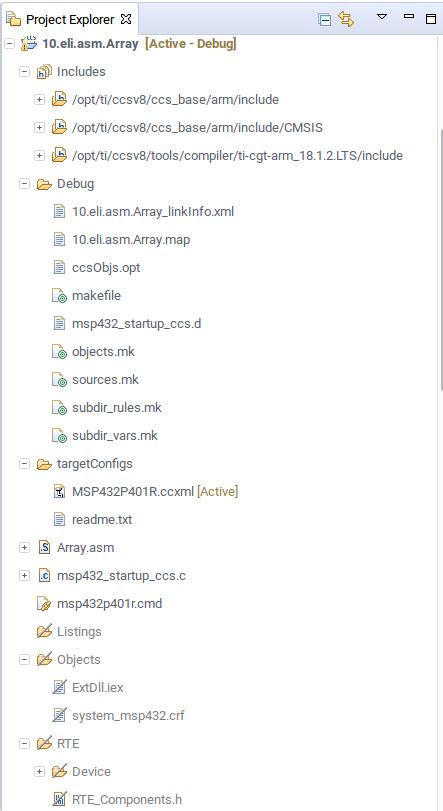 Arm How To Create An Assembly Only Project In Code Composer Studio
