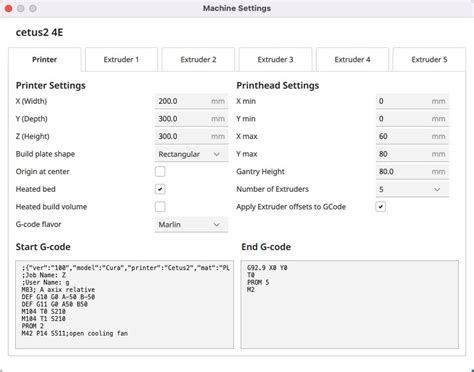 Use Cura To Slice For Cetus2 Tiertime Help Center
