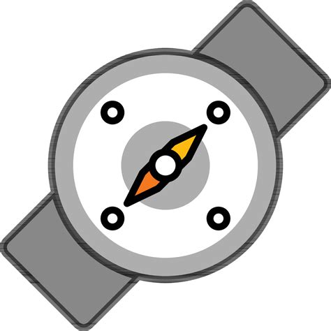 Compass Wristwatch Icon In Gray Color 24361646 Vector Art At Vecteezy