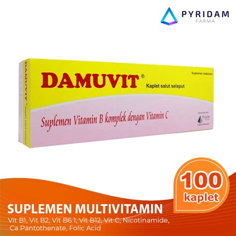 Jual Damuvit Kaplet 10 Strip 10 Kaplet Shopee Indonesia