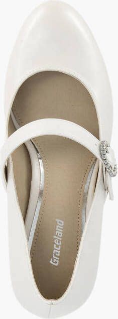 Graceland Witte Pump Gesp Schoenen Nl