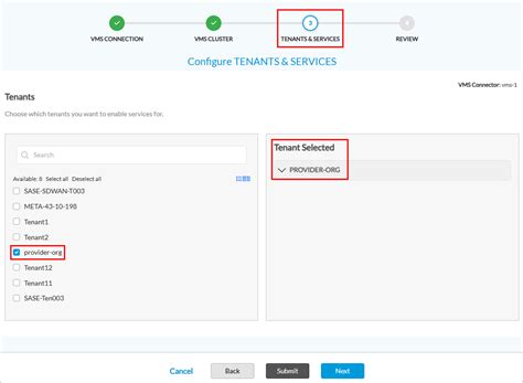Enable And Configure Vms Services Versa Networks